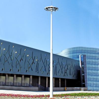 China 20m Height Galvanized Steel Light Pole Public Square Lighting Tower for sale