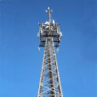 China 3 Legs Galvanized Tubular Steel Tube Telecommunication Tower for sale