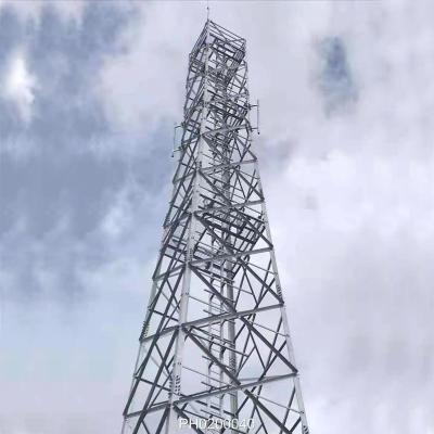China Self Supporting 4 Legs Telecom Steel Tower Galvanized Iron for sale