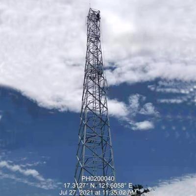 China Q345 Telecom Steel Tower GSM 5G Communication Tower Galvanized Steel for sale