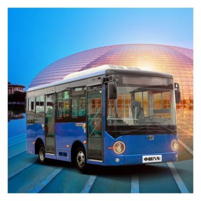 China 6m Pure Electric City Bus with 16 Seater Capacity EU Standard Certification and Long Drive Range for sale