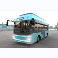 China 16 Seater 6.6 Meter Left Steering Pure Electric Bus for Urban Transport for sale