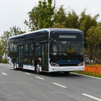 China 12m Low Entry Floor EV Battery Electric Bus with Air Suspension and 350.07 kWh Battery for sale