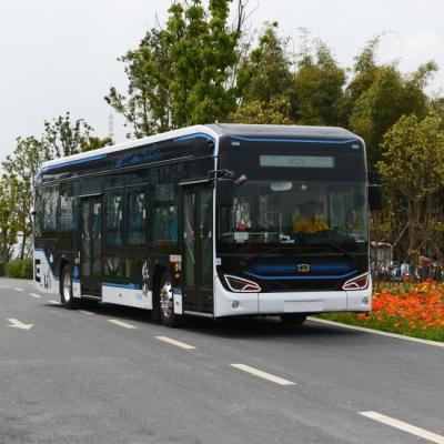 China 12m Low Entry Floor EV Battery Electric Bus with Air Suspension and 350.07 kWh Battery for sale