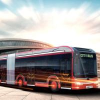 China 18 Meters Zev Bus Electric Passenger Bus with 50 Seats and 69 Km/H Top Speed for sale