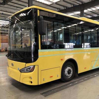 China Two Doors 8m Urban Battery Electric Buses with 198.4kwh Battery Power 29 Seats and LHD Steering for sale