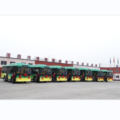 China 7.7m Diesel City Bus with 4 Cylinder Diesel Engine and Emission IV for Public Transportation for sale