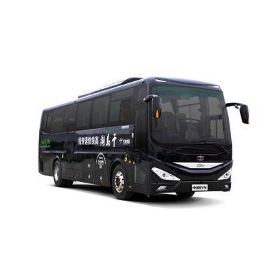 China Comfortable Tourist Travel Coach Bus Electric 410KM Mileage With Leather Seats for sale