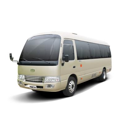 China 7m Diesel Coaster Bus with 25 Seats Yuchai Engine and Leaf Spring Suspension for Efficient Transportation for sale
