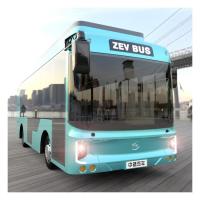 China 6.6m Electric Mini Bus EV Bus with Automatic Transmission and 23 Seater Capacity for sale