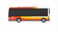 China 10.5m Electric City Bus with 30 Seater Capacity and 268kwh Battery for Urban Public Transportation for sale