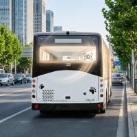 China 5.9m Electric Mini Buses Electric Van 14 Seater Passenger Bus For Public Transit. for sale