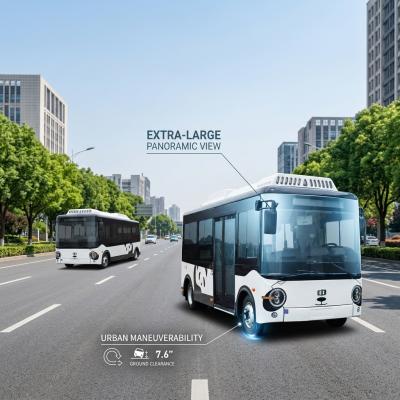China 5.9m 14 Seater Electric Mini Buses EV Bus Commercial City Bus New Energy Van for sale