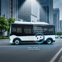 China 5.9m Electric Mini Buses Electric Van 14 Seater Passenger Bus For Public Transit. for sale