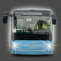 China 6m Electric Mini Buses Public Transport Bus 14 Seater With air condition. for sale