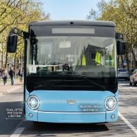 China 6m Pure Electric Bus EV Mini Bus 16 Seats Driving Range 180km. for sale