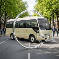 China 6m Diesel Coaster Buses Transit mini bus With 19 Seats Top Speed 100km/H for sale