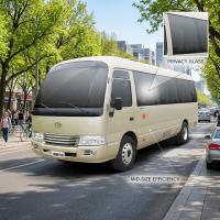 China 6m Green Emission 12 Seater Electric Coach Bus Tourist Shuttle Bus 100km/H for sale