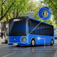 China 6m 16 Seat Pure Electric Bus with 95.25 kWh Battery and 180km Range for Public Transportation for sale