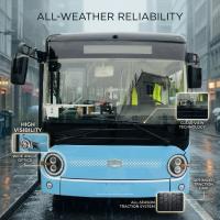 China 6.6m Battery Electric Minibus 19 seaters 95.25kWh long drive range eco friendly transport. for sale