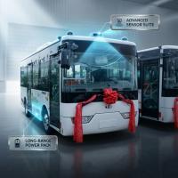 China 6.6m Electronic Bus 16 Seater Electric Minibus 110kw/Rpm for sale