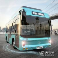 China 6.6m Electric Mini Bus EV Bus with Automatic Transmission and 23 Seater Capacity for sale