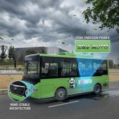 China LHD 6.6m Pure Electric Bus E-Bus With Floor Cover Flash Charging for sale