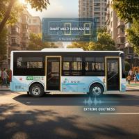 China 6.6m Electric City Bus New Energy 270KM Mileage 16 Seater accept customize. for sale
