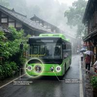 China 6.6m Electric City Bus Zero Emission ZEV Bus 24 Seater for Urban Transportation for sale