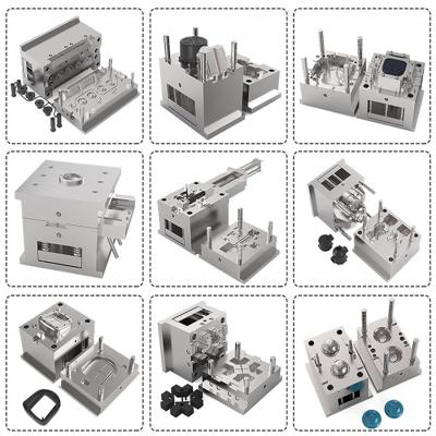 China Custom Plastic Mould Design for Various Materials PA66/PC/PE/PVC/PMMA/PP/ABS/ASA/TPU/POM with ISO9001 Certification for sale