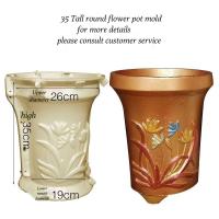 China Customized Design ABS Material Concrete Flower Pot Mold with More than 100 Times Mould Life for sale