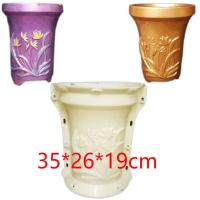 China Customized Design ABS Material Concrete Flower Pot Mold with More than 100 Times Mould Life for sale