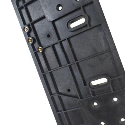 China Low Shrinkage Anti Warpage Black Plastic Shell Precise Hole Position For Circuit Board Assembly for sale