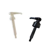 China Plastic Lotion Pump Head with Long Spout Black Dispenser Pump for Shampoo Body Lotion Cosmetic Bottle for sale