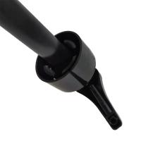 China Plastic Lotion Pump Head with Long Spout Black Dispenser Pump for Shampoo Body Lotion Cosmetic Bottle for sale