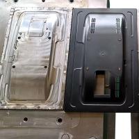 China Rib Structure Optimized Display Screen Back Cover Injection Mould Solve Sink Mark On Thick Wall Position for sale