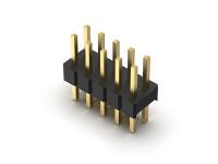 China Pin Header Connector 2.00mm Dual Row  Dip TYPE 2*2PIN To 2*40PIN H=2.00MM for sale