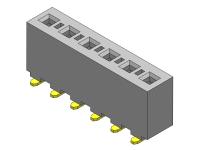 China 3.96mm Dual Row SMT PCB Header Connector 2*2PIN To 2*24PIN H 8.89mm for sale