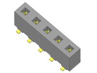China Female Header Connector 5.08mm Single Row SMT TYPE 1*2PIN To 1*20PIN H=8.90mm for sale
