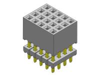 China Female Header Connector 2.00mm Quad Row Elevated Type 4*2PIN To 4*40PIN for sale