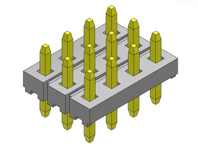 China Pin Header Connector 2.00mm Quad Row Straight TYPE 4*3PIN To 4*40PIN H=1.50MM for sale