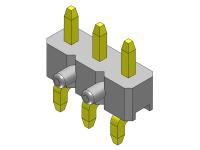 China 2.00mm Single Row Pin Header Connector Side Entry SMT Type 1*2PIN To 1*40PIN Female Header Connector for sale