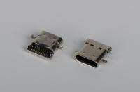China USB 3.1 C Type Connector 5 Amp 8.65mm Length with 10000 Mating Cycles Right Angle Sinking-Board for sale