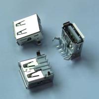 China Usb 2.0 A Type Connector Female  Right Angle Dip Type for sale