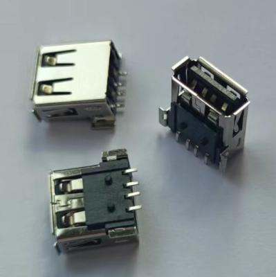 China Usb 2.0 A Type Connector Female  Right Angle SMT Type for sale