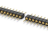 China Round Pin Header Connector 2.00mm Pitch DIP Type 1*2PIN to 2*40PIN Board to Board Connector for sale