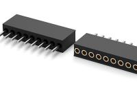 China 1.27mm Pitch SMT Type Female Header Connector 1*1PIN to 1*50PIN Board to Board Connector for sale