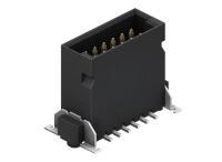 China 1.27mm Vertical 180° H=9.85mm High Speed Board To Board Connector SMT Floating Type for sale