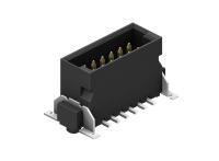 China 6.70mm Height Vertical 180° High Speed Board To Board Connector with 0.8Amp Current Rating for sale