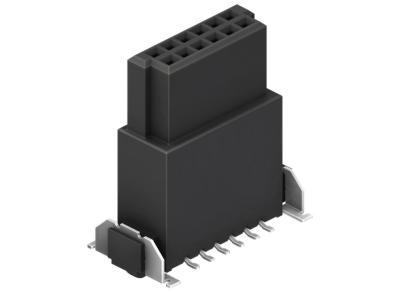 China 13.65mm Floating High Speed Board to Board Connector 1.27mm SMT Vertical 180° for sale